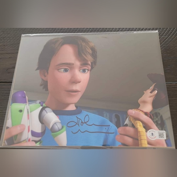 Art | Toy Story Andy 8x1 Photo Signed By John Morris | Poshmark